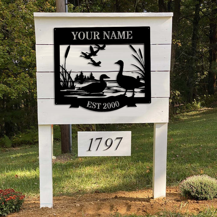 Personalized metal sign and garden art. – wroughtsiron