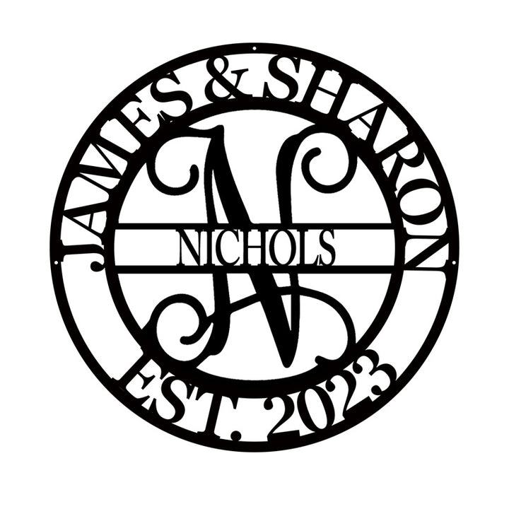 Personalized metal sign and garden art. – wroughtsiron