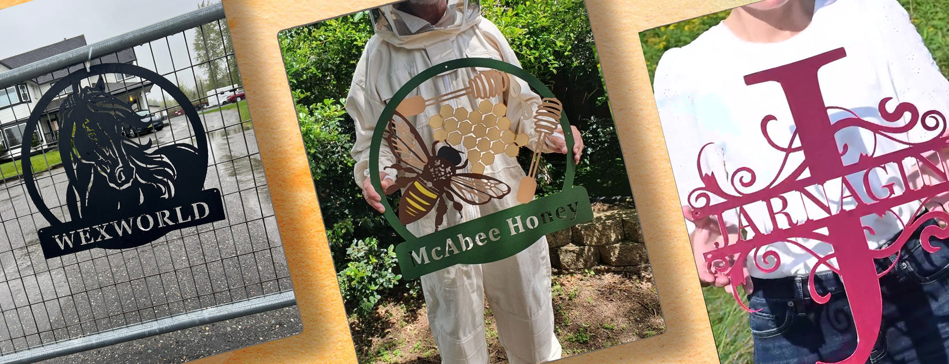 Personalized metal sign and garden art. – wroughtsiron