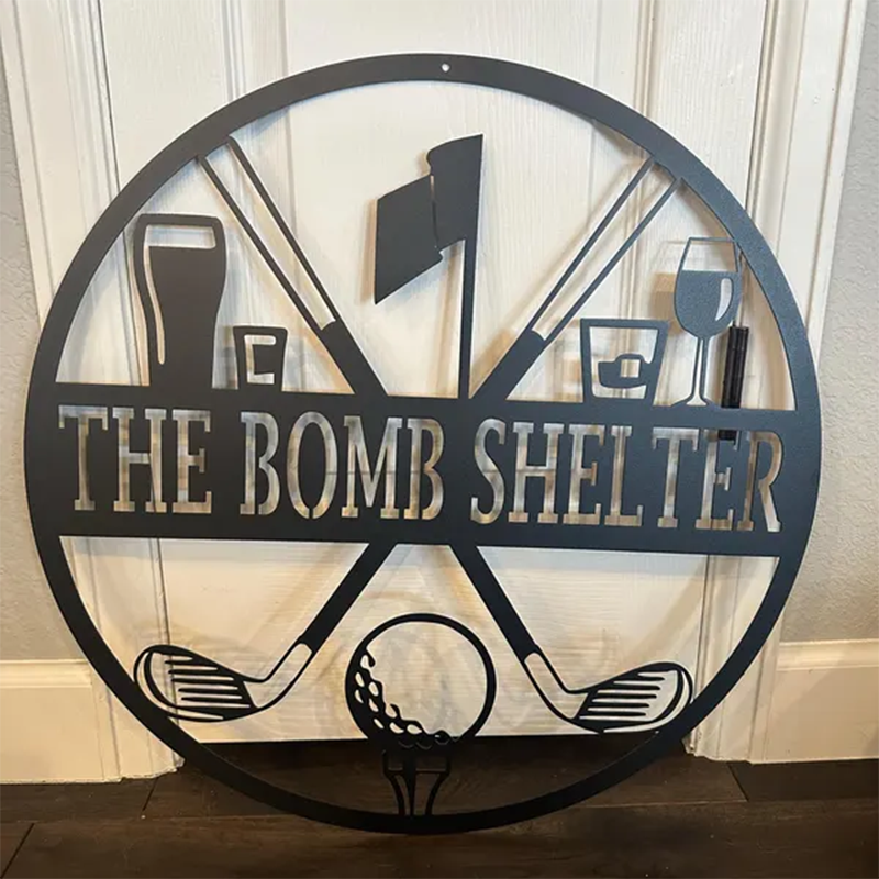 Custom Golf Metal Sign – wroughtsiron