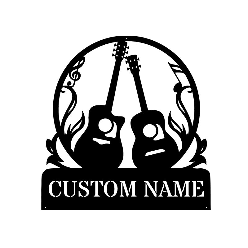 Choose Your Instrument Metal Monogram – wroughtsiron